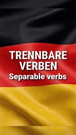 24 Trennbare Verben im Alltag 🇩🇪 | Learn German Fast (A1–A2) #learngerman #germangrammar #verb #fyp