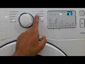 how to use samsung 6.5kg fully automatic front load washing machine full demo model WW65M206LMA
