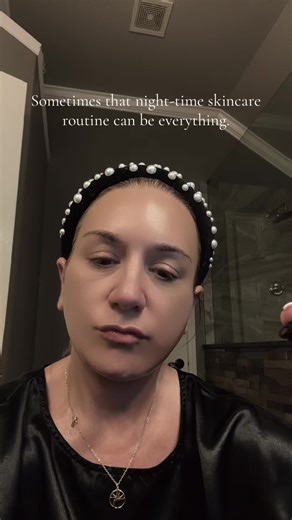 Sometimes that night-time skin routine is everything. Sweet Dreams! #relax #skincare