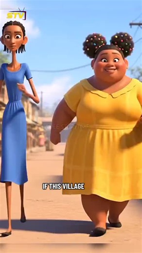 sister at war : she called me fat, I called her skinny part 1 #fyp #Africanfolktales #animatedstories #familydarma #stories