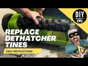 🔥 How to Replace Broken Dethatcher Tines