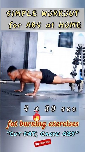 Simple workouts for ABS #ytshorts #shorts #fitness #exercise #homeworkout #abs #stomach