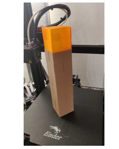 Basic Minecraft Torch Lamp (fits E14 2w led lamp) #3DThursday #3DPrinting