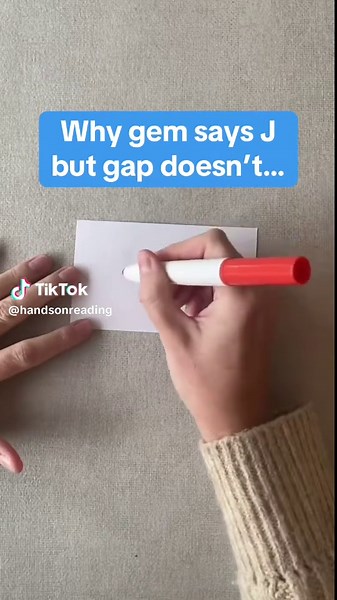 Why GEM says /j/… but GAP doesn’t 👀 If your child mixes up G sounds, this is the pattern they’re missing: E, I, Y → soft G (/j/) A, O, U → hard G (/g/) It’s one of the fastest reading fixes — kids finally “get it.” Save to try during homework tonight. #softg #readinghelp #phonicsmom