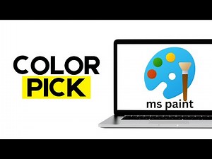 How to Color Pick in Microsoft Paint