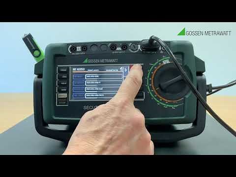 SECUTEST ST PRO Quick start: Creating protocols and using test sequences