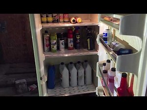 Turn an OLD FREEZER into a STORAGE Cabinet!!