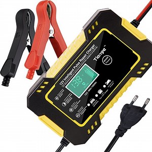 RJTianye™ 12V 6A Automatische Puls Reparatie Lader - Acculader - Auto Motorfiets... | bol.com