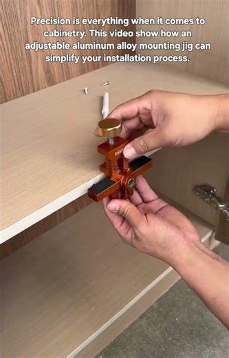 How to Install Cabinet Hardware Faster with an Adjustable Mounting Jig