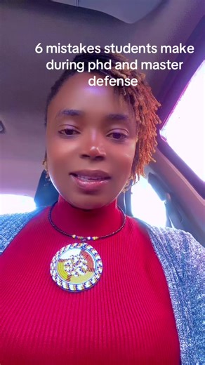 6 Common Mistakes in PhD and Master's Defense