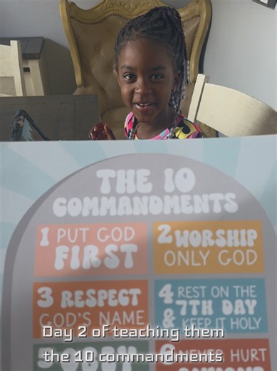 Fun Learning the 10 Commandments with Kids
