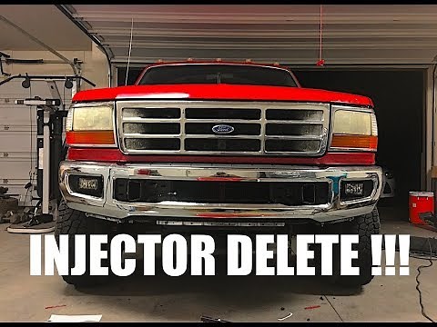 OBS 7.3 POWERSTROKE INJECTOR REMOVAL