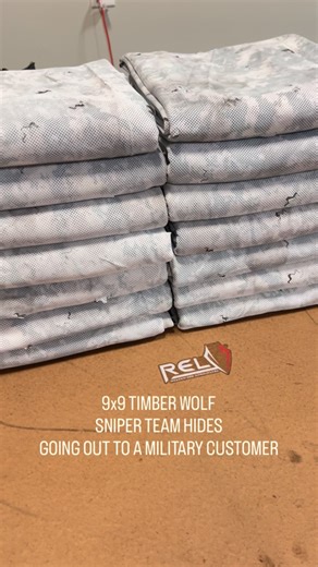 RELV on Instagram: "TIMBER WOLF SNIPER TEAM Hides for winter operations. These are 9ft x 9ft. Plenty for a two man hide site. #relv #timberwolf #camo #camouflage #thermal #drone"