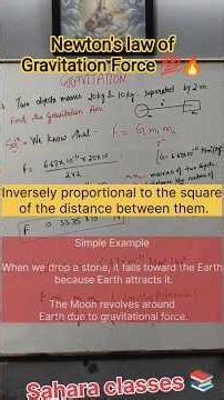 Gravitation Class 9 in 60 seconds 🌍 | Universal Law of Gravitation | Class 9 Science | Exam Booster💯