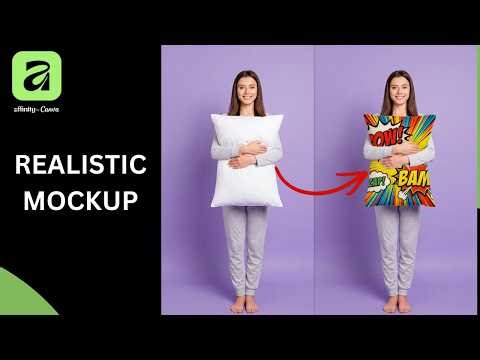 Master Pillow Design Mockups in Affinity | Selection & Application