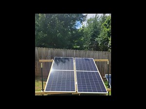 DIY Solar Mount that anyone can do. Pretty simple. VLOG 43
