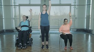 “In the simplest terms: People with MS should try to move as much as they can, as often as they safely can.” The newest guidelines from the National MS Society recommend that all people with MS get 150 minutes per week of exercise and/or 150 minutes per week of lifestyle physical activity. All people with MS, regardless of ability level, can participate. Follow Emily's aerobic exercise tips below: | National Multiple Sclerosis Society