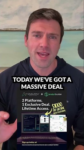 $1000 OFF Maven Analytics + Analyst Builder LIFETIME Access! #data