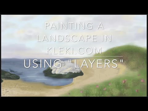 How to use layers in kleki.com
