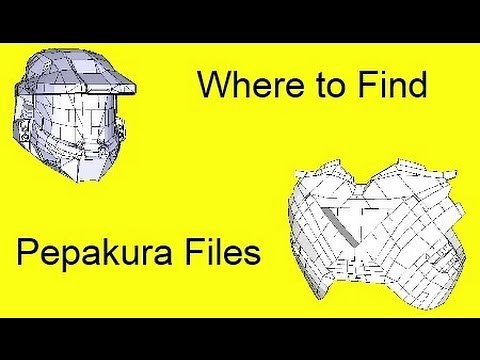 Where to find Pepakura files