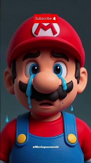 OMG super mario crying amd sad #marioandluigi #mariobros #mariocharacter