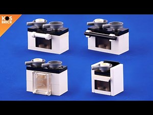 Lego Kitchen Stove (Tutorial)