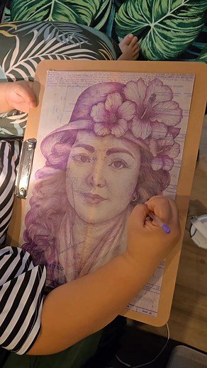 The 3rd in the series: Portraits of An Architect, ballpoint pen on blueprint paper finised in 2 hours. | Daryl Subito Balmoria-Garcia