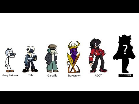 FNF size comparison - FRIDAY NIGHT FUNKIN MODS