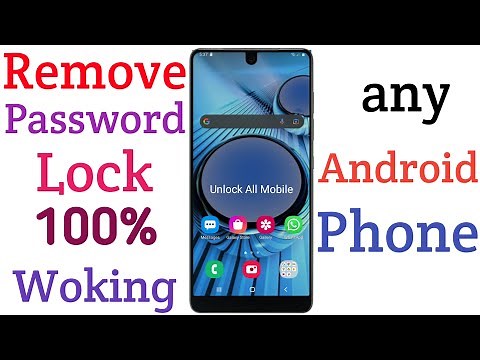 Remove Password Lock Any Android Mobile Without (Reset/Factory Reset/Data Loss) - Unlock Password