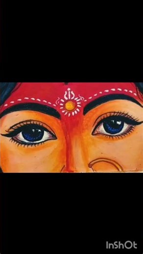 Tere naina 👀💫radha ji eye drawing #shorts #art