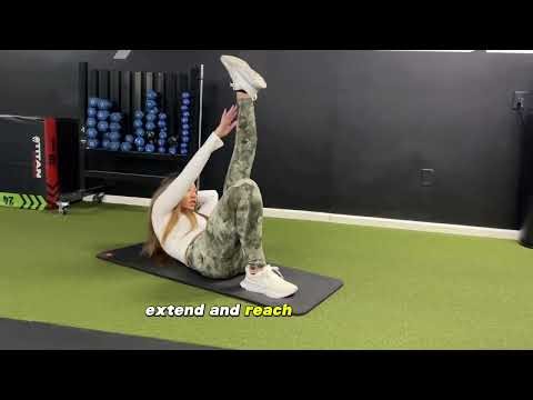 How To Do A Toe Reach Crunch