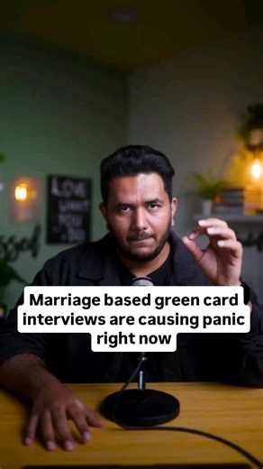 Yudi J (Pritesh Jagani) Study Abroad (USA) & Career Coach on Instagram: "Marriage-based green card interviews are causing panic right now. A leaked document says USCIS may coordinate with ICE during some interviews. Here’s what’s worrying people 👇 Even if your marriage is real, if your status isn’t valid, officers could flag it during the interview. In some cases, the U.S. spouse may be asked to step out. while the immigrant is questioned alone. USCIS has NOT officially confirmed this yet but m