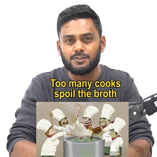 Proverbs - Vocabulary Lesson "Too many cooks spoil the broth" - Meaning explained Drop your answer in the comments below and share this video with your friends 😀🙌 Arshad Akbar -------------------- Want to improve your English? Send us a message or visit www.winner.lk to join our online learning portal. | Winner