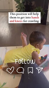 Crawling is an important milestone for your baby, and this exercise can help them get there! Watch the video and try it out for yourself. 💯 This kind of exercise will help them to kick start with crawling and please don’t comment it is a natural process let it start by itself. I don’t want to wait telling it is a natural process, I believe in a concept as long as it is not hurting them in any way there is no mistake in encouraging them. And this is done only for a few seconds in a day. #Repost 