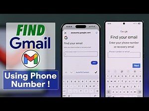 How to Find a Gmail Account using Phone Number! [Easily]