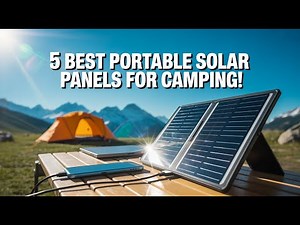 Top 5 Best Portable Solar Panels for Camping In 2026!⚡Stay Powered Anywhere! 🏕️🔋