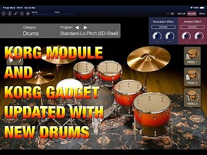 KORG Module & Gadget Updated with NEW Drum Module - Walkthrough for the iPad