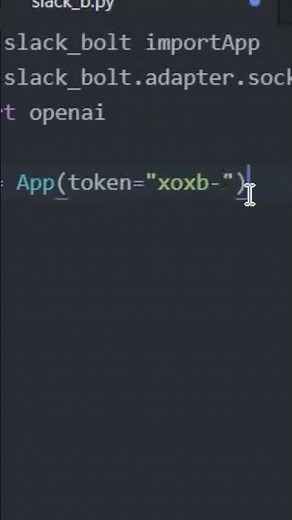 Putting ChatGPT into Slack, Python and OpenAI Tutorial #shorts #short