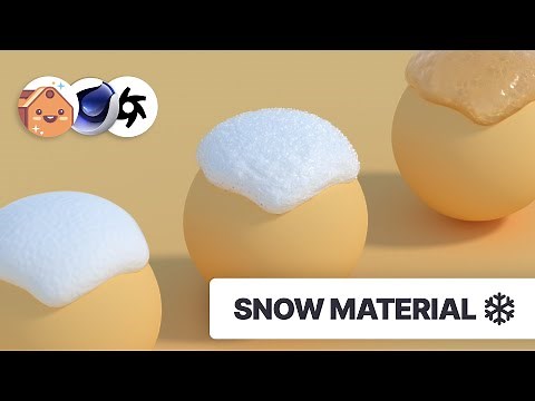 Create 3 Procedural Snow Textures with Octane for C4D | A Happy Toolbox Tutorial