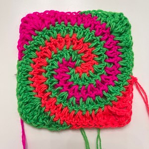 Spiral Granny Square Crochet Pattern - Etsy