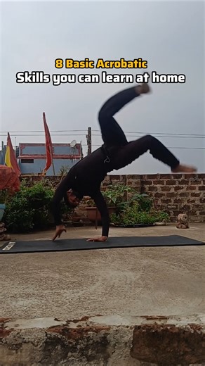 8 basic acrobatic skills you can learn at home #acrobatics #movementforlife #shorts