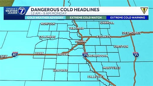 Dangerously cold wind chills to start the week in metro area