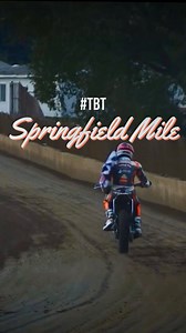 #TBT Springfield Mile 🏁 RWR rider @briarbauman took the checkers at the final race of 2023. One more week until @americanflattrack | Rick Ware Racing