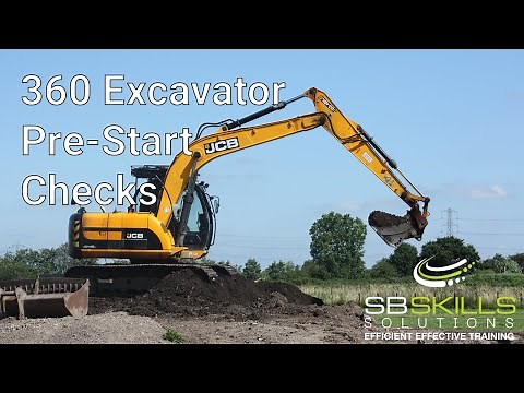 How to do 360 Excavator Pre-Start Checks