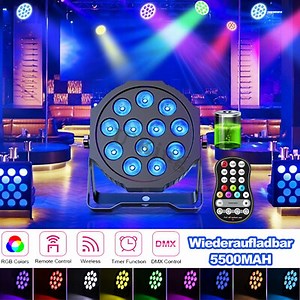 Battery Wireless 120W  RGBW  LED Par Light Stage Lighting DMX Party Disco DJ Bar  | eBay UK