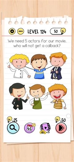 Brain test level 124