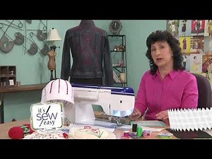 Joanne Banko demonstrates Bobbin Work stitchery on the sewing machine. As Seen on It's Sew Easy TV.