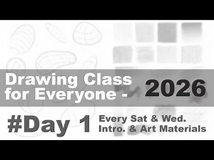 Drawing Class - Day 1 Introduction & Art Materials | Full Syllabus Revealed!