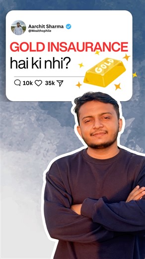 AARCHIT SHARMA | FINANCE 🧿 on Instagram: "Gold is more than just an investment—it’s security for generations. But what secures your gold? Discover why gold insurance is a shield every smart investor needs. Disclaimer: This content is for educational purposes only and should not be considered as financial or insurance advice. Please consult with a qualified financial advisor or insurance professional before making any decisions regarding gold insurance. (Gold insurance , Importance of gold insur