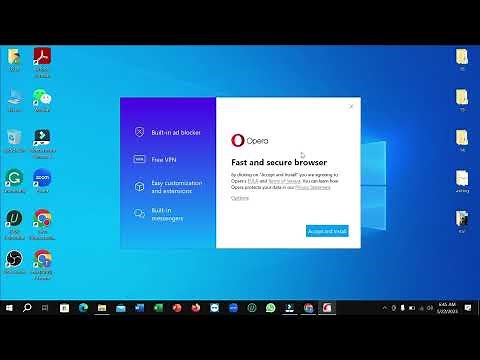 How to download & Install Opera in Windows 10 (computer/laptop)